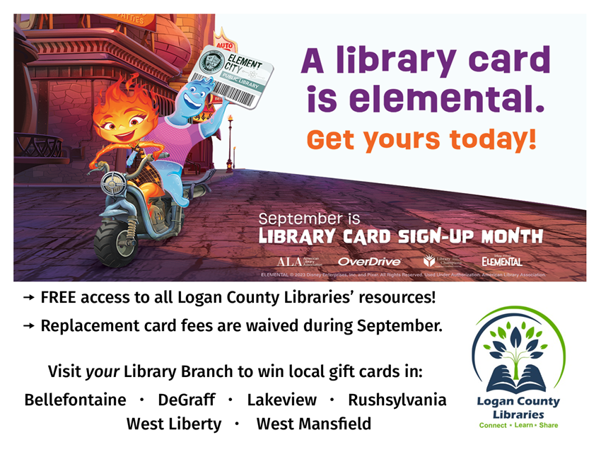 Library Card Sign-Up Month 2025 | Logan County Libraries